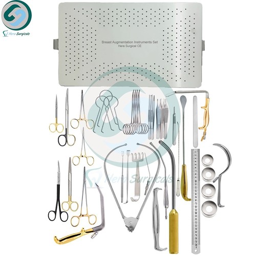 New Breast Augmentation Set Of 38 Pcs With Aluminum Box, Plastic ...
