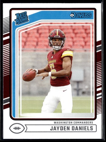 2024 Donruss #389 Jayde Daniels Rated Rookie RC Washington Commanders | eBay