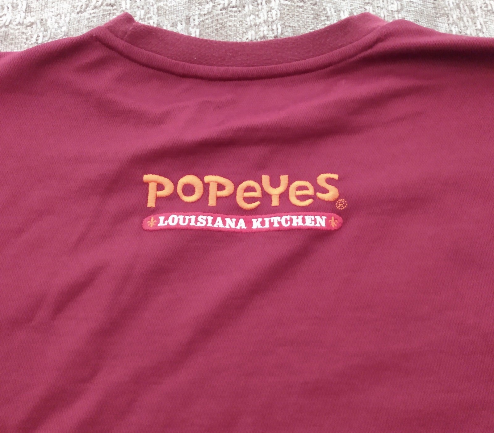 Popeyes Chicken Embroidered Uniform Shirt Men's Size … - Gem