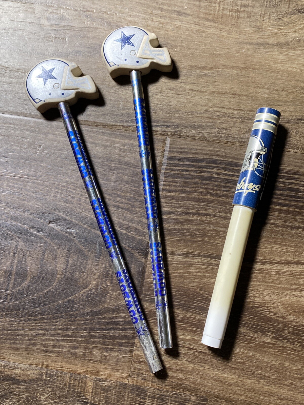 vintage dallas cowboys pencils & 1 pen | eBay