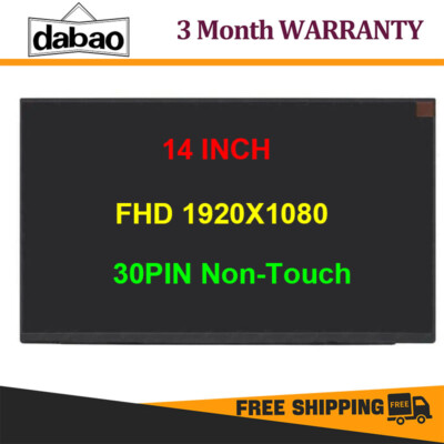 M08711-001 L92716-ND1 X140NVFC R0 FHD 30Pin LCD Screen for HP Elitebook ...