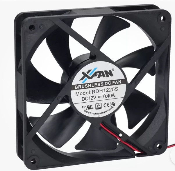 X-Fan 120 x 120 x 25mm Axial Fan 12V Sleeve Bearing RDH1225S1 | eBay UK