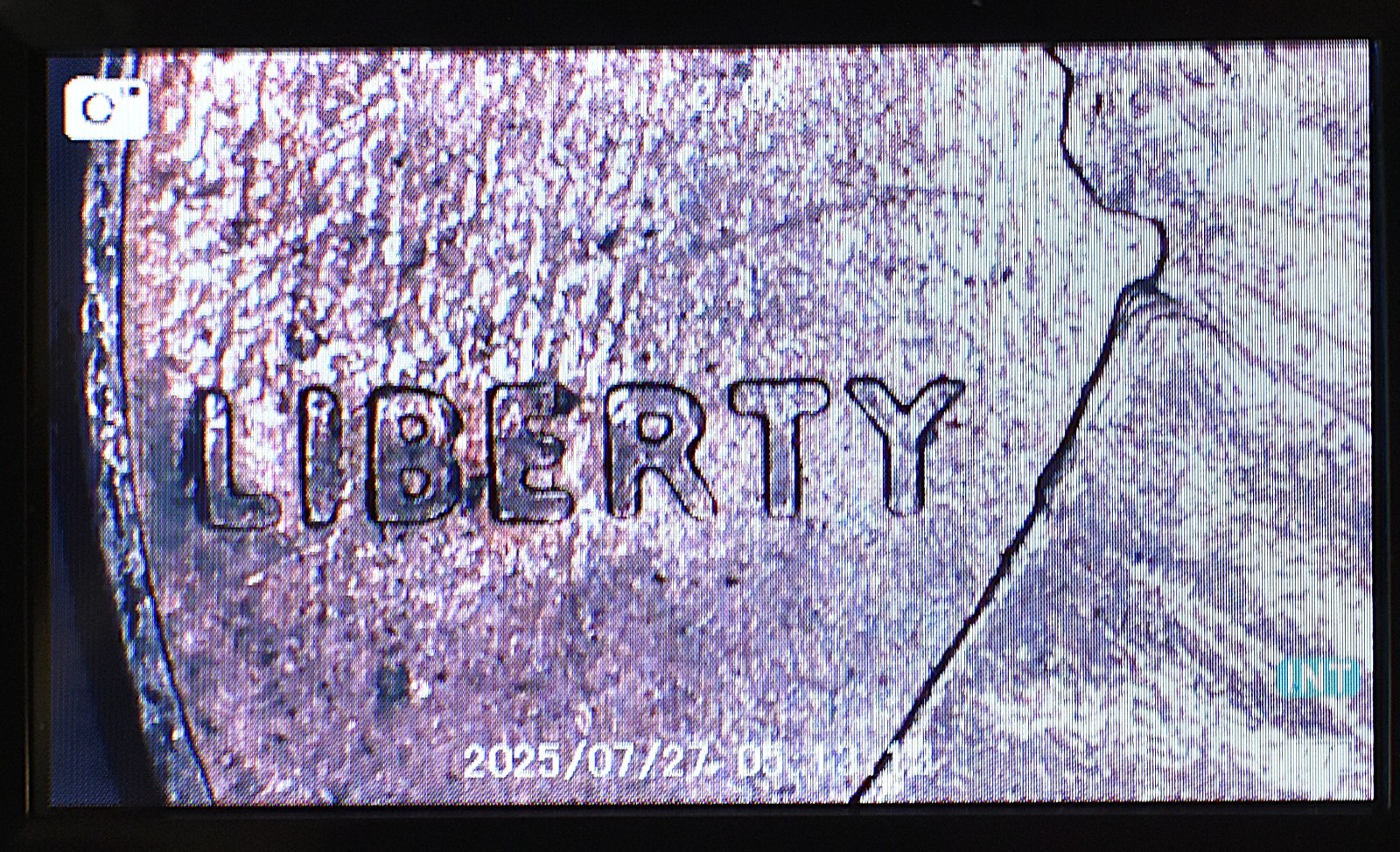 2003 Penny Error Filled Die with Interior Die Break, Double Die Pillar ...