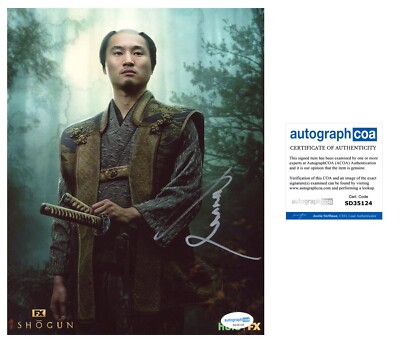 Hiroto Kanai ‘Shogun’ Signed 8x10 Photo ‘Kashigi Omi’ ACOA Hulu FX TV ...