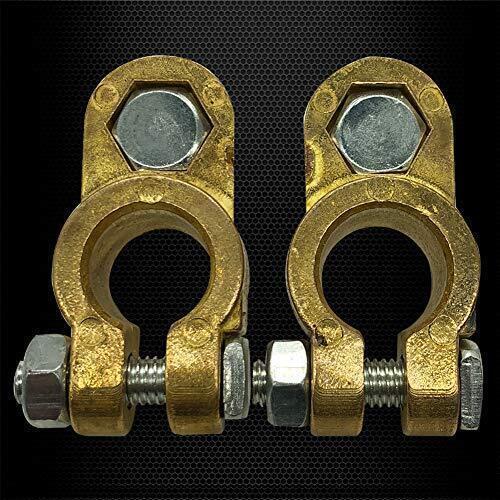Brass Terminal Connectors Top Post Battery Terminals Clamp | eBay