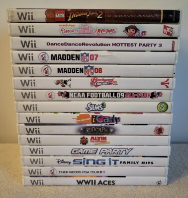 Lot of 15 Nintendo Wii Games~All Complete & Tested~Madden, Sims, Lego ...