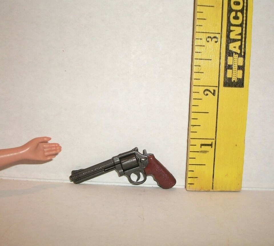 MINIATURE FASHION DOLL 1/6 SCALE FAKE REVOLVER GUN ACCESSORY 1/6 ...