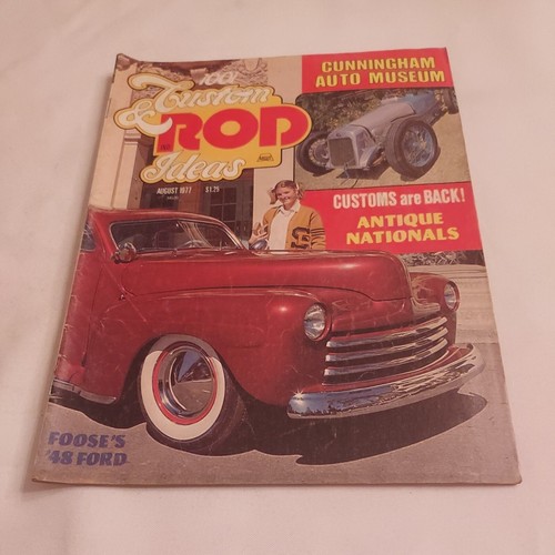 1977 August, 1001 Custom & Rod Ideas Magazine, Cunningham Auto Museum ...