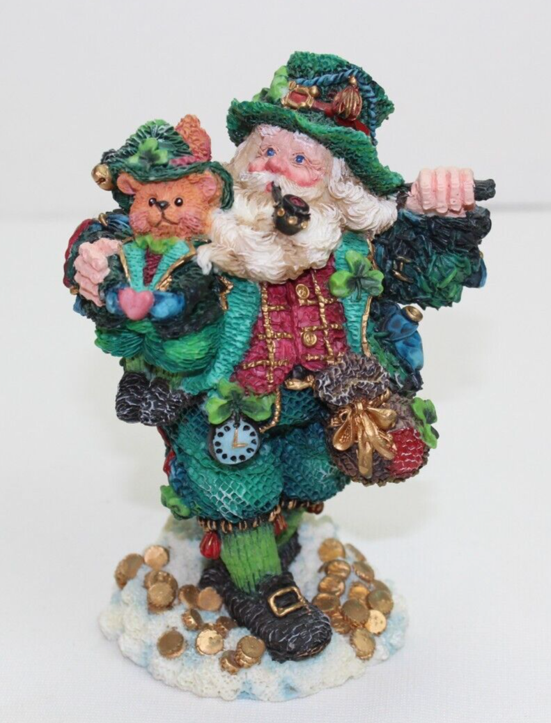 Crinkle Claus Teddy O' Crinkle Santa Figurine by Possible Dreams Ltd ...