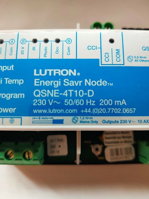 Lutron Power HomeWorks Lutron Grafik Eye - QS Energi Savr Node QSNE ...