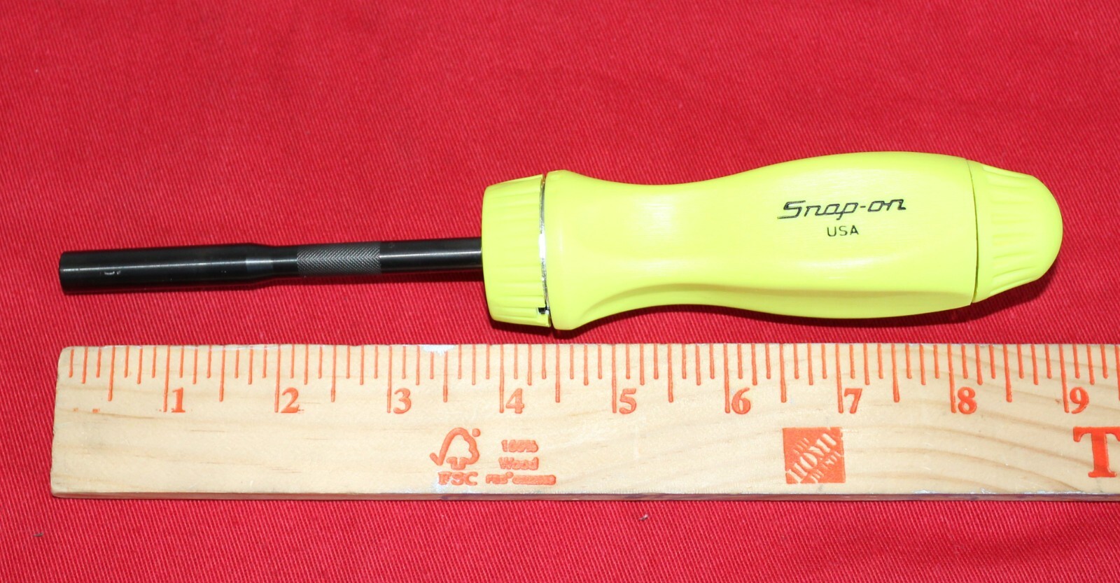 Snap on Hi Visibility Ratcheting Screwdriver SSDMR4BHV 5 Bits Ssdmr4b ...