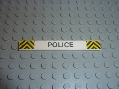 LEGO White tile ref 1 x 8 + Stickers ref 4162 Set 6676-1: Mobile ...