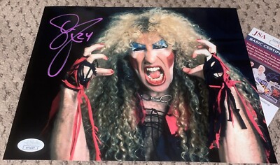 DEE SNIDER SIGNED 8X10 PHOTO JSA AUTOGRAPH TWISTED SISTER I WANNA ROCK ...