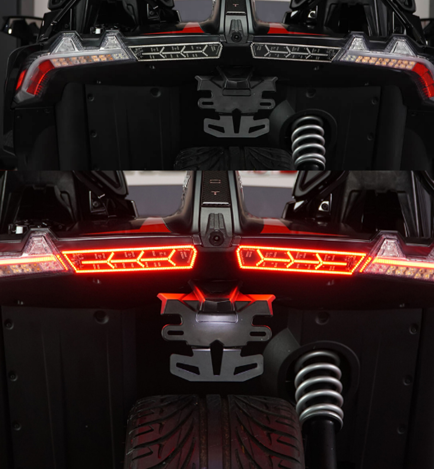 Set of Slingshot LED Tail Light Running Light Brake Light Sequential ...