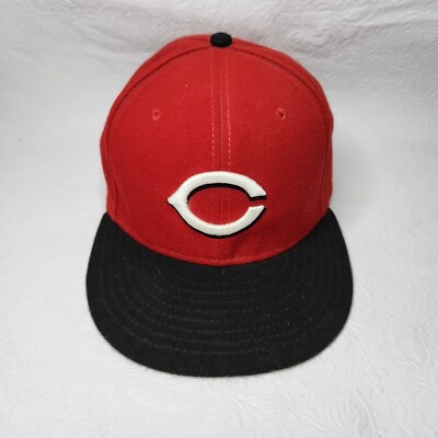 Cincinnati Reds CIN MLB authentic New Era 59FIFTY fitted cap size 7 3/8 ...