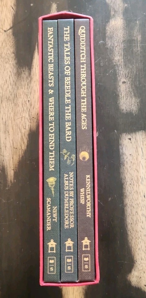 The Hogwarts Library Box Set 1st Ed JK Rowling Fantastic Beasts ...