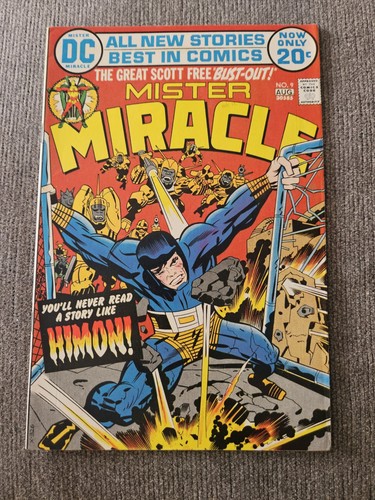 Mister Miracle #9 Jack Kirby 1972 Himon DC Detective Comics Superhero ...