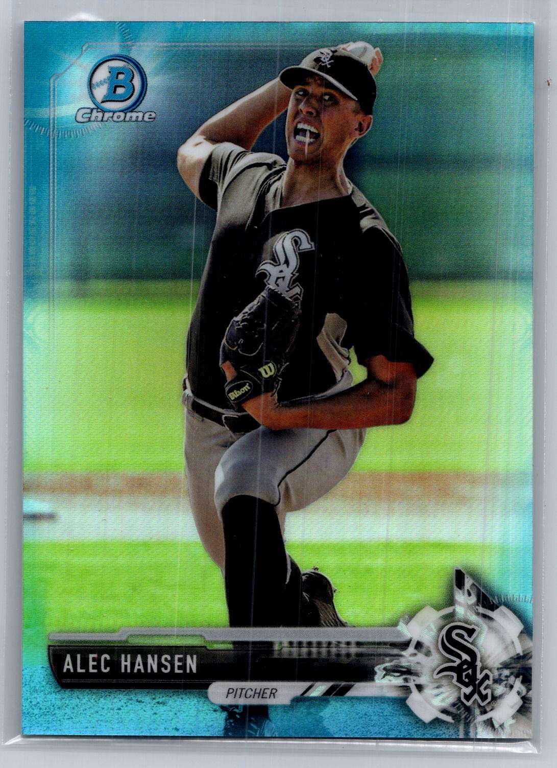 2017 Bowman Draft #BDC-23 Alec Hansen White Sox Chrome Sky Blue Refractor | eBay