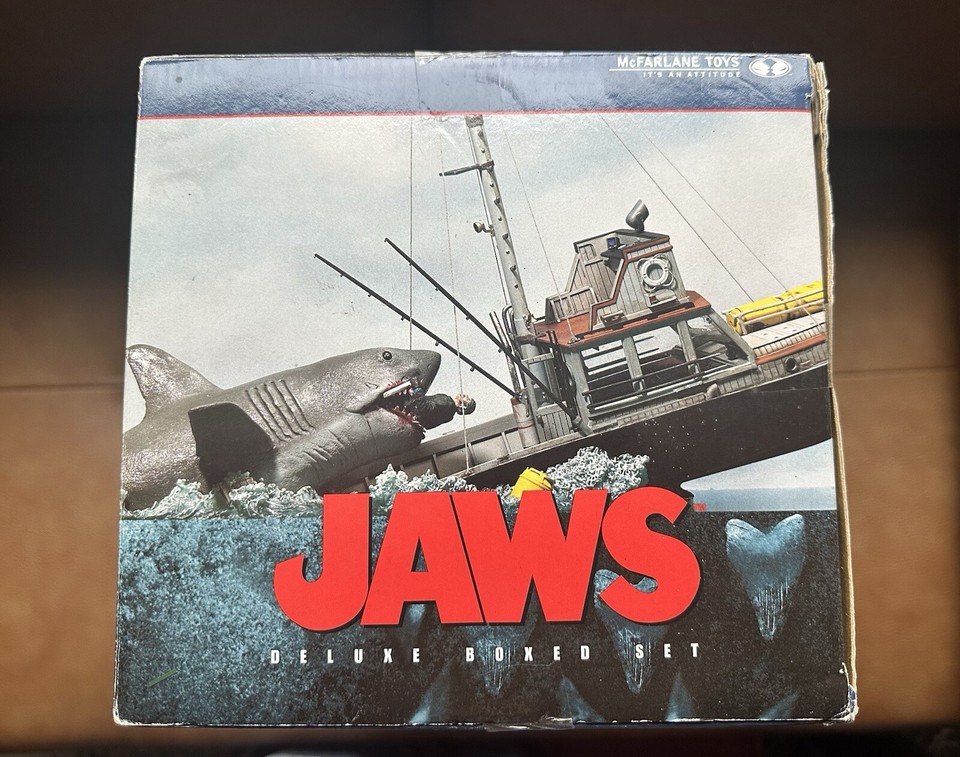 JAWS McFARLANE TOYS - Movie Maniacs 4 - Deluxe Boxed Set - Sealed | eBay