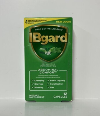 IBgard Daily Gut Health Gard 4 irritable bowel syndrome 12 Capsules Exp-2/2026 369266000125| eBay