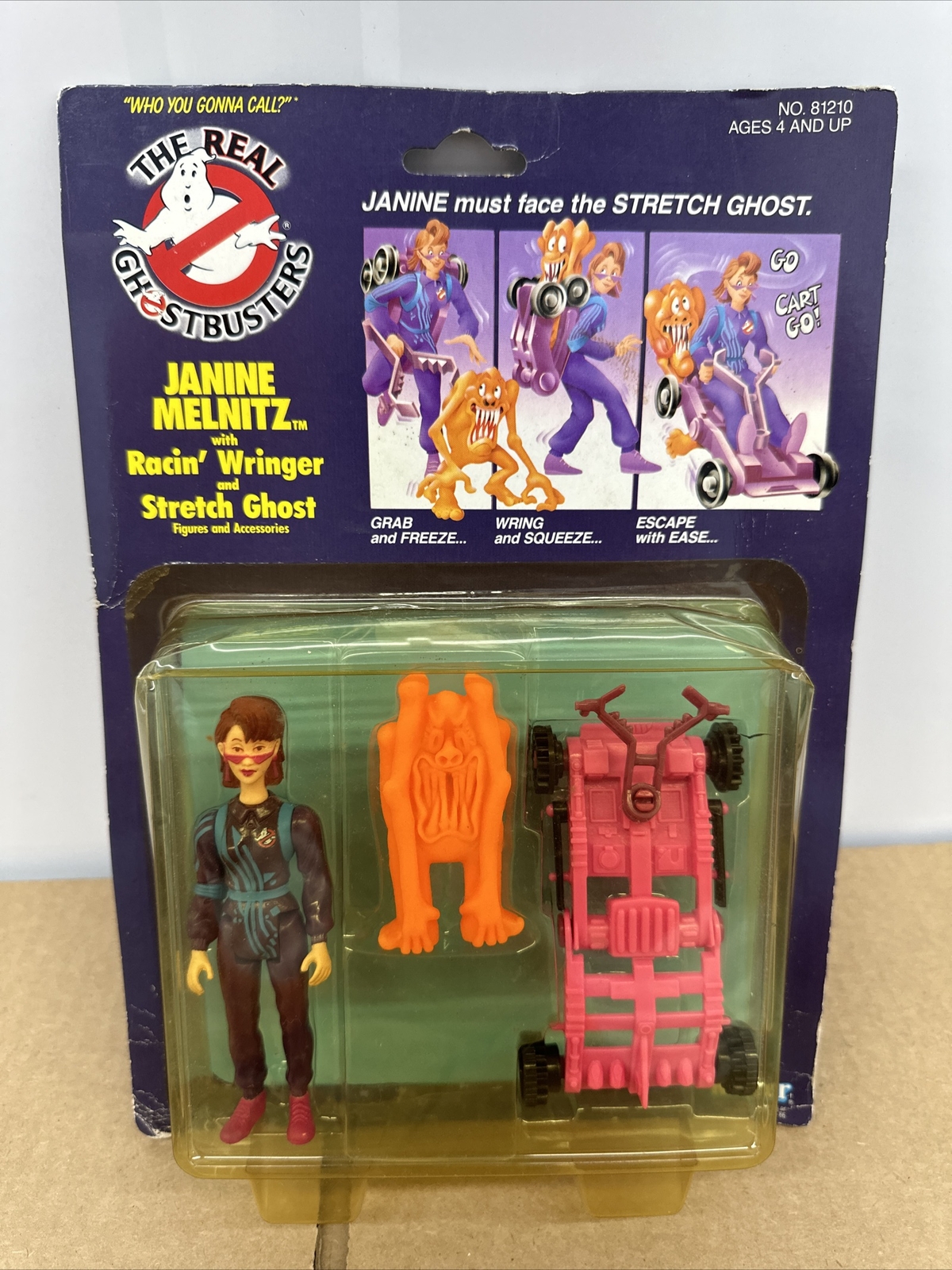 Vintage 1984 Kenner The Real Ghostbusters Janine Melnitz Strech Ghost ...