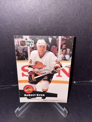 1991-92 Pro Set Robert Kron Vancouver Canucks #239 | eBay