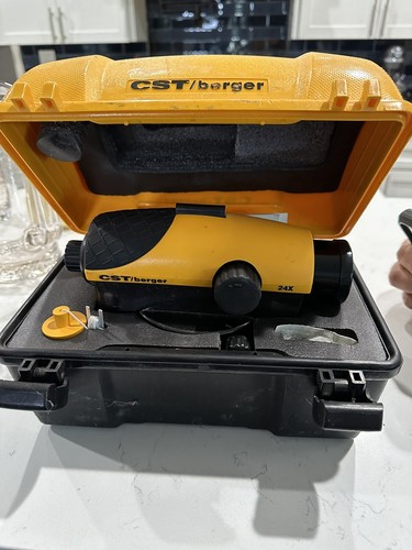 CST/Berger 24X Engineering Surveyor Leveling Instrument Construction ...