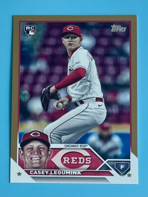 2023 Topps Update Casey Legumina Rookie Gold /2023 Cincinnati Reds # ...