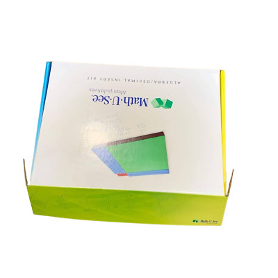 NEW Math U See Manipulative Algebra / Decimal Insert kit | eBay