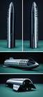 STARSHIP / SUPER HEAVY Spaceship movable parts Plastic model Space X 3D ...