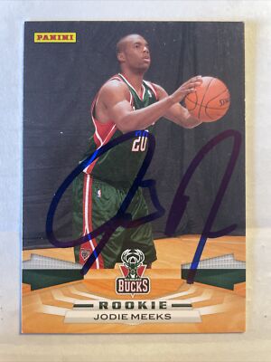 2009 Panini Jodie Meeks Autographed Card Milwaukee Bucks #339 CB1081 | eBay