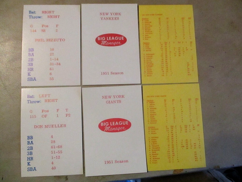 BLM Baseball 4 Great Teams of The Past. WS 1947/1951.Bklyn/Yanks/Giants ...