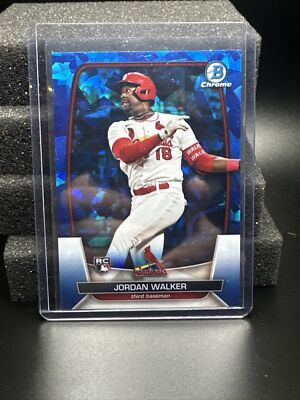 2023 Bowman Chrome Sapphire Jordan Walker Rookie Card RC Sapphire | eBay