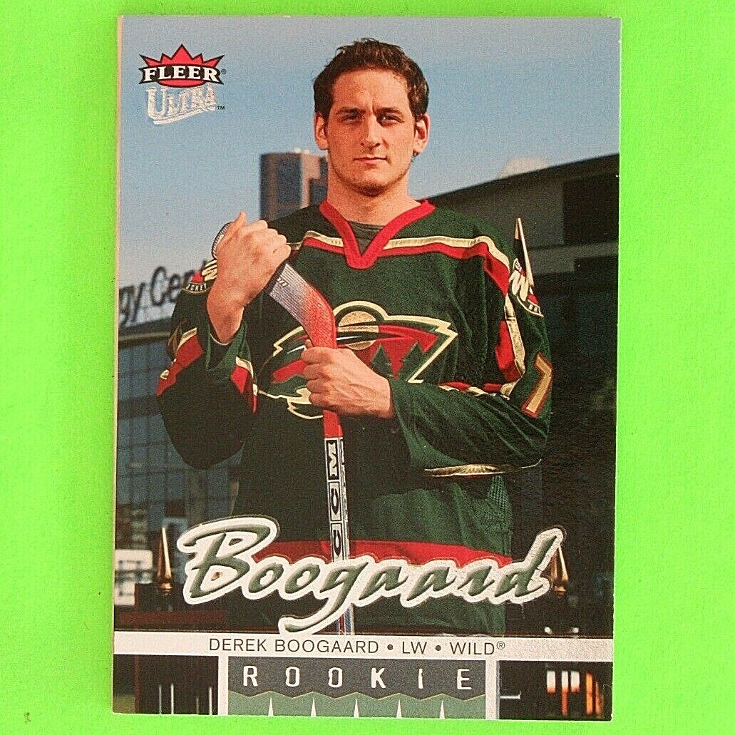 DEREK BOOGAARD 2005-06 ROOKIE ULTRA #221 Minnesota Wild | eBay