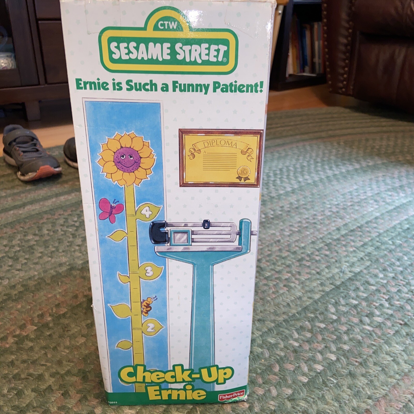 DEADSTOCK 1999 FISHER PRICE SESAME STREET CHECK UP ERNIE TOY DOLL JIM ...