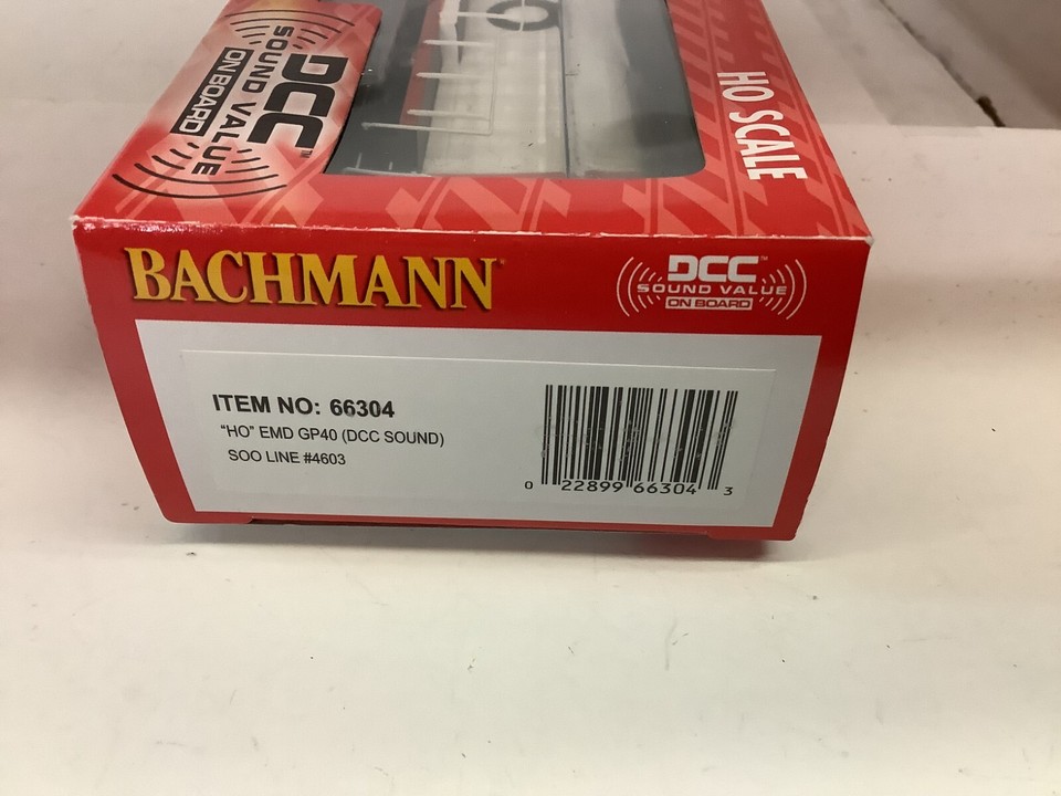 Bachmann #66304 HO scale “SOO LINE” GP40 DCC with Sound Rd.#4503 | eBay