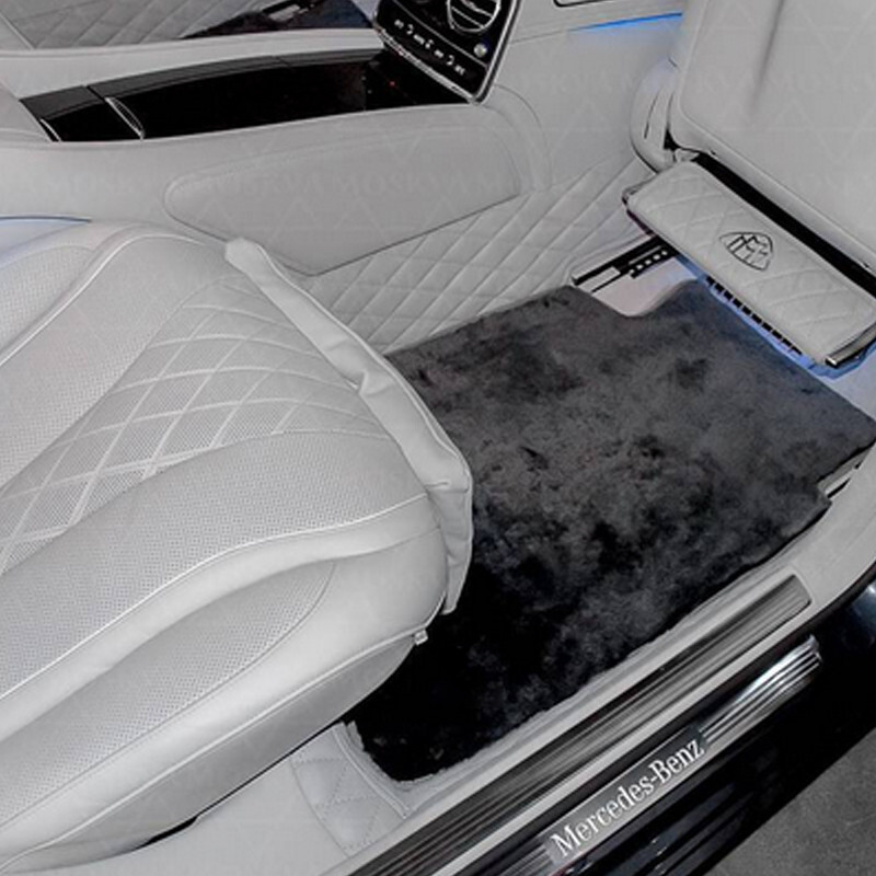 Bespoke Edition 2021-2025 Mercedes Benz Maybach Dark Gray Sheepskin ...