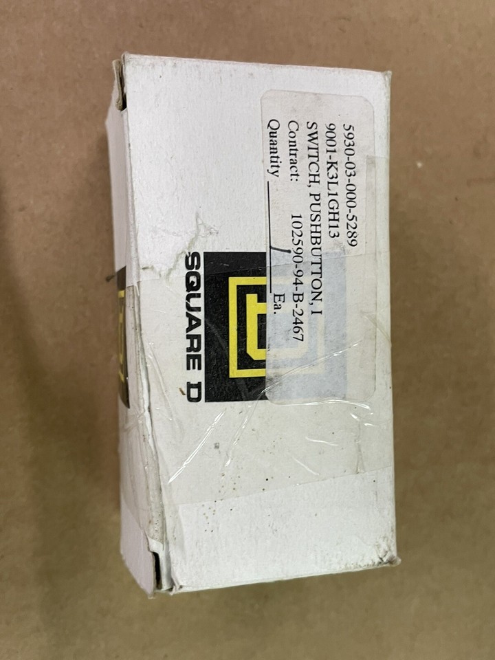 Square D 9001K3L1GH13 Lighted Push Buttons Full Guard Illuminated push ...