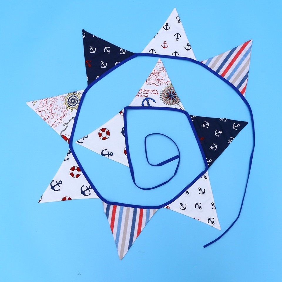 Vintage Floral Bunting Banner Shabby Chic Triangle Pennant Garland ...