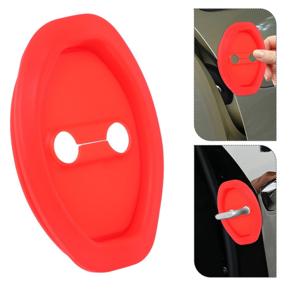 4 Pcs Door Lock Protective Cover Latch Protector Car Latches Protectors ...