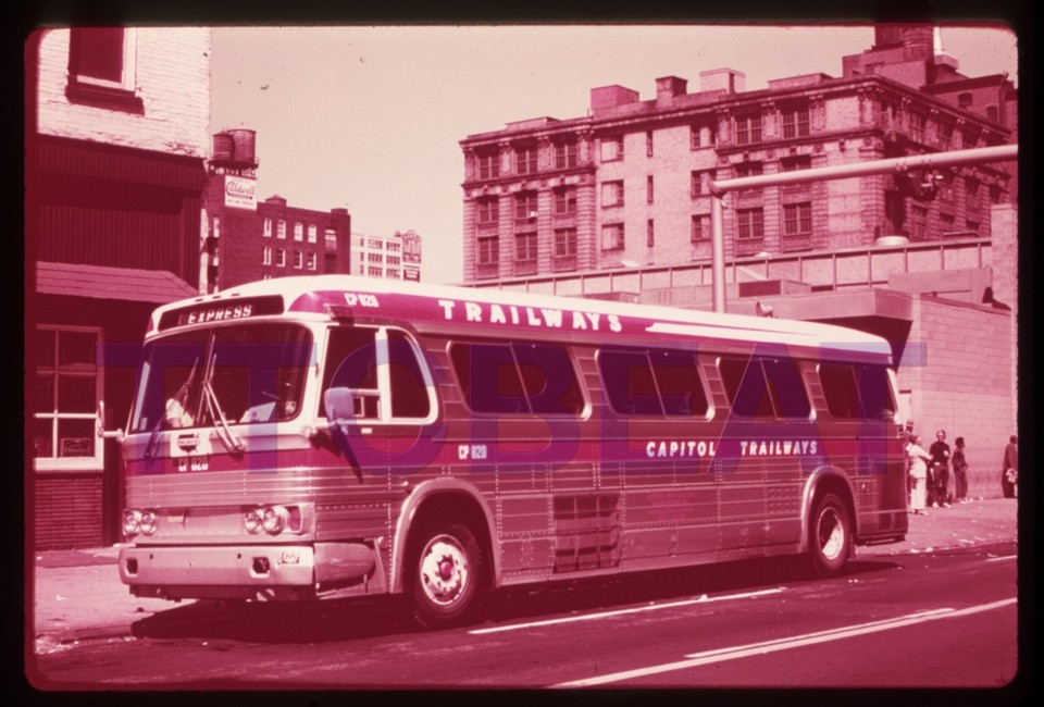 2 TRAILWAYS BUS SLIDES: GM PD-4104 & PD-4104 (DUPLICATES) | eBay