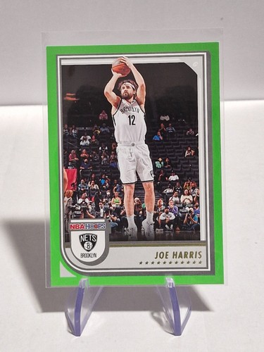 Joe Harris - 2022-23 Hoops #15 Neon Green Parallel - Brooklyn Nets ...