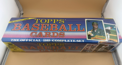 1989 Topps Baseball Official Complete Set Factory Sealed Box 792 Cards ...