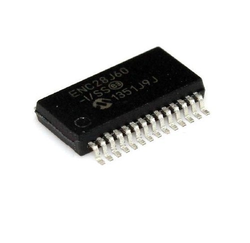 10PCS ENC28J60-I/SS ENC28J60 SSOP28 Stand-Alone Ethernet Controller CA ...
