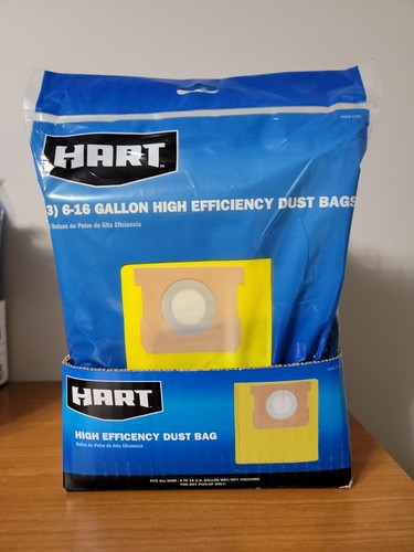 HART (6PK) 6-16 Gallon High Efficiency Vacuum Dust Bags VHBM 3701 Shop ...