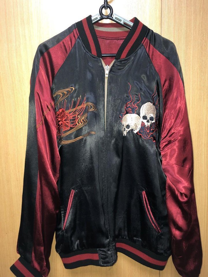 Hanatabi Band/Hanatabi Gakudan Shirabyoshi Skull Embroidery Japanese ...