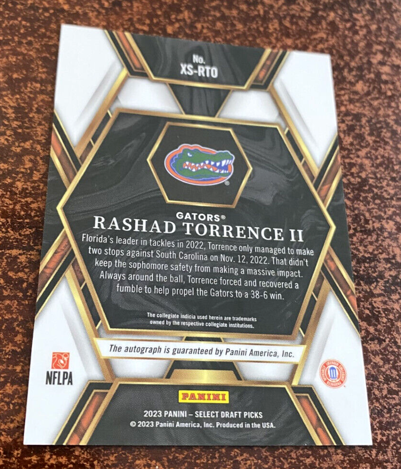 2023 Select DP Rashad Torrence II X-Factor Autograph Rookie RC LOS ANGELES RAMS | eBay