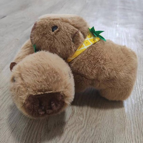 Lovely Capybara Animal Slap Snap Wrap Wristband Bracelet Plush Stuffed ...