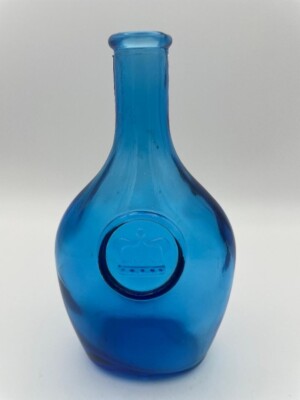 Crown Wheaton Blue Bottle NJ Vase Repro | eBay