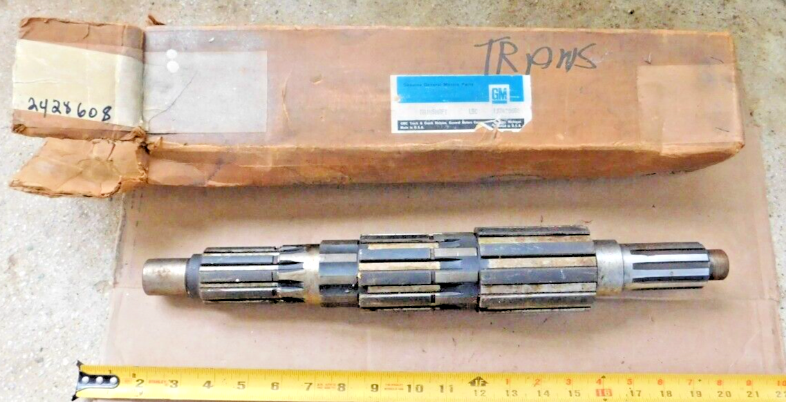 NOS TRANSMISSION MAINSHAFT FOR GMC N-SERIES TRUCKS SM420 4-SPEED ...